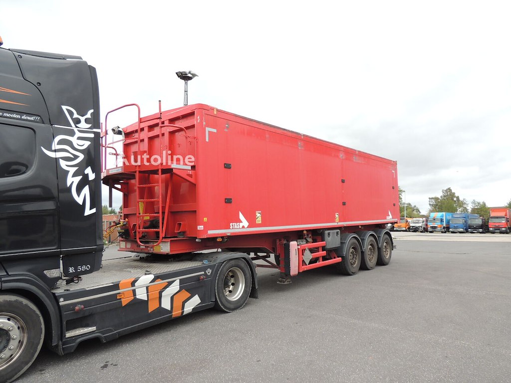 Stas 52 m³ kipper COIL poluprikolica kipera
