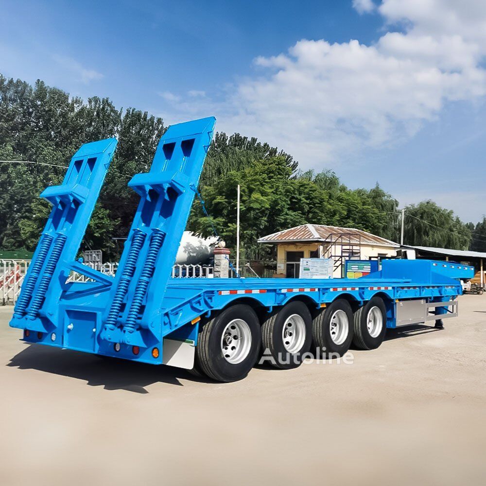 Nova ZW-Trailer 80 Ton Lowbed Semi Trailer poluprikolica sa niskom platformom