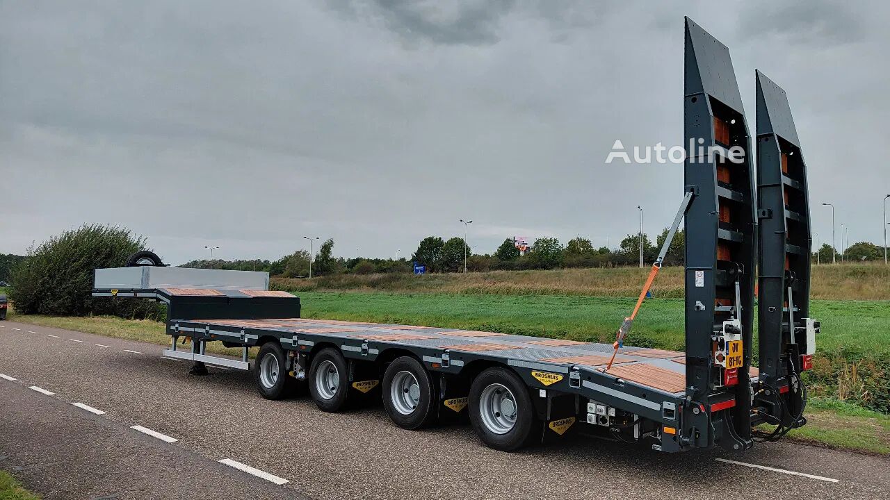 Nova Broshuis 4 axle semi low loader with ramps NEW poluprikolica sa niskom platformom