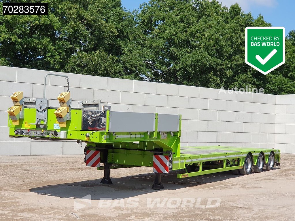 Faymonville F-S43-1AAF 3 axles Extendable Twistlocks 3x Hydraulic Steering G poluprikolica sa niskom platformom