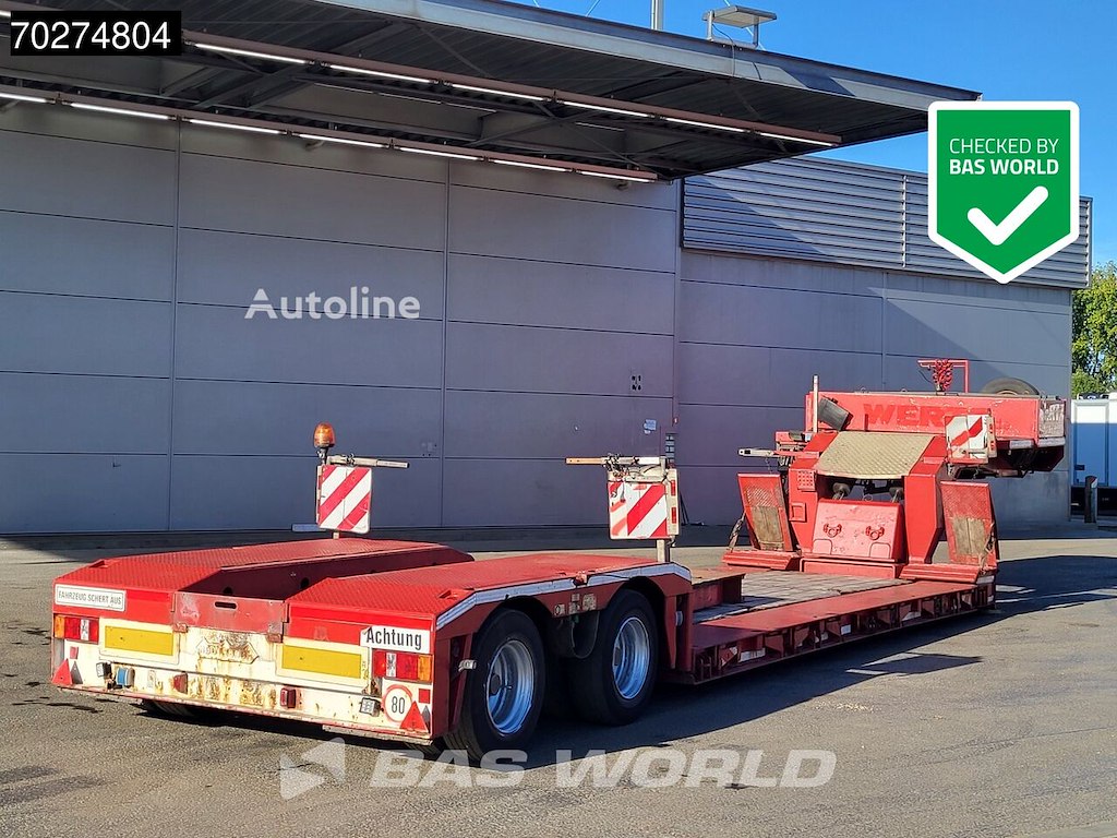 Nooteboom EURO-38-02 Extendable 4500 mm Gooseneck poluprikolica sa niskom platformom