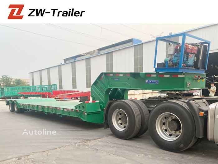 ZW-Trailer Removable Gooseneck Lowboy Semi Trailer poluprikolica sa niskom platformom