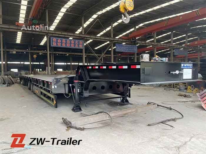 8 Axle 150ton lowbed trailer poluprikolica sa niskom platformom