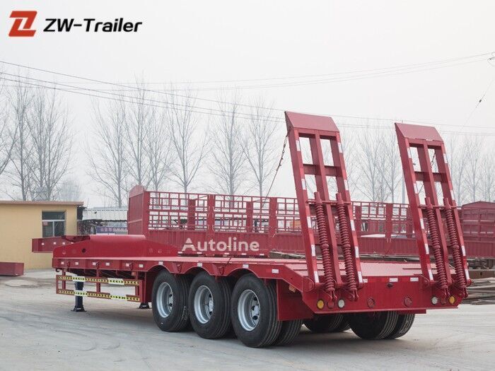 ZW-Trailer Heavy Duty Lowboy Step Deck Trailer poluprikolica sa niskom platformom