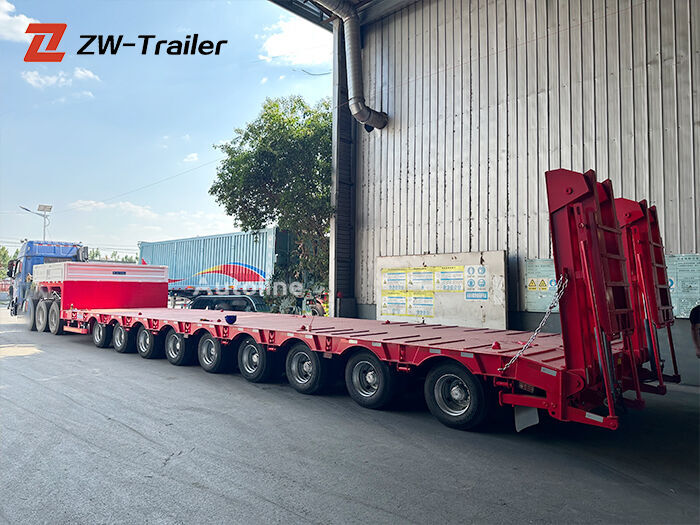 ZW-Trailer 100 Ton Lowbed Semi Trailer poluprikolica sa niskom platformom