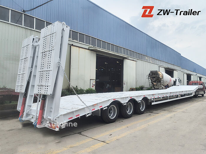 ZW-Trailer 60Ton Lowbed Truck Trailer poluprikolica sa niskom platformom