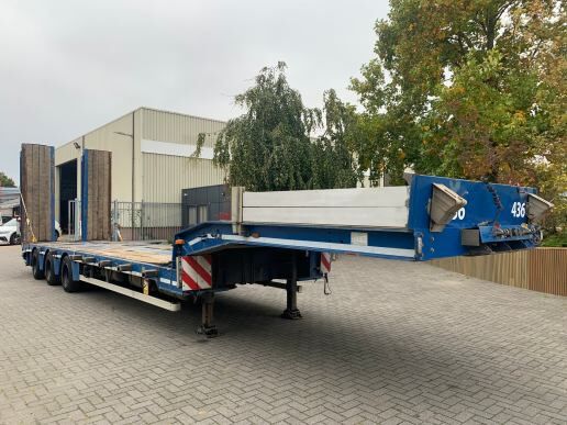 Turbos Hoet Turbo's LOWBED TRAILER - 53 TONS 3 STEERING AXLES BPW poluprikolica sa niskom platformom