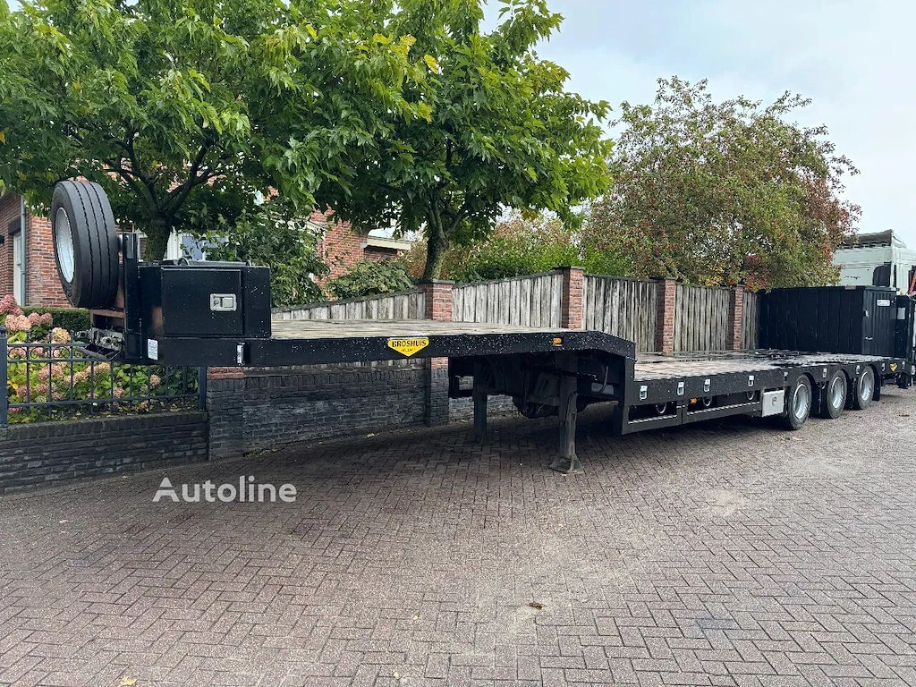 Broshuis 3 ass semie dieplader poluprikolica sa niskom platformom