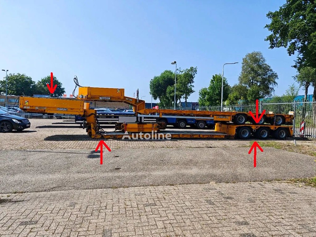 Goldhofer STZ-VL3-36/80A Extandable + 5 Meter Extensions! poluprikolica sa niskom platformom