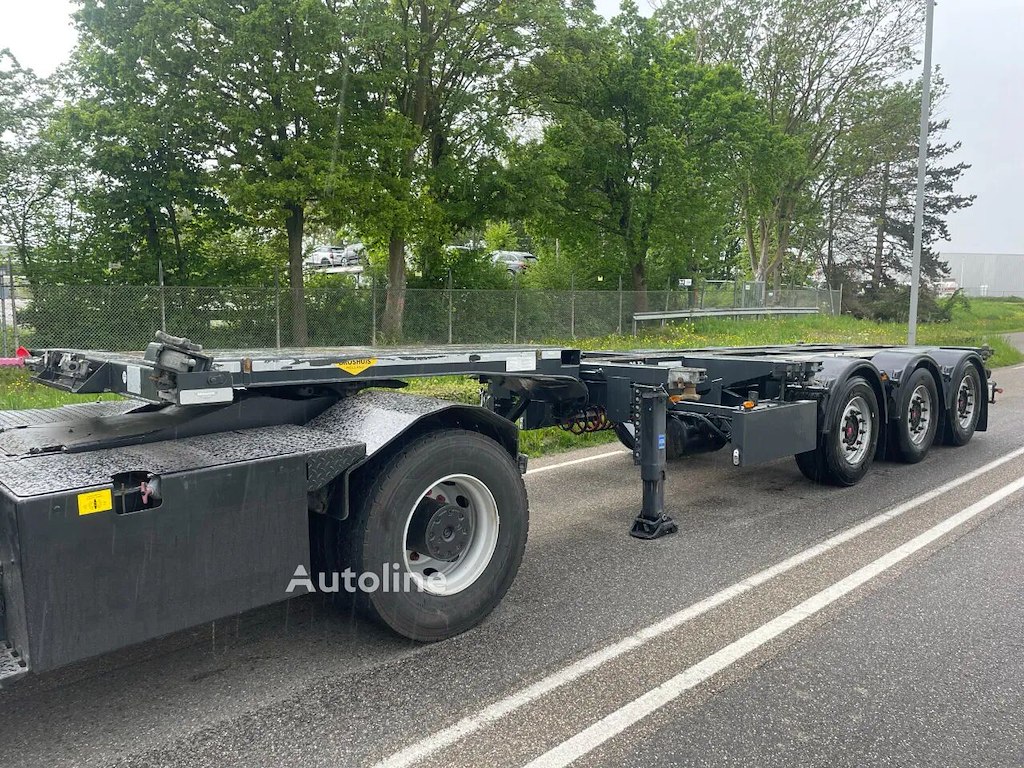 Broshuis MFCC 20-30-40-45 FT HC / Disc brakes / Lifting axle / led /tuf 4 poluprikolica za prevoz kontejnera