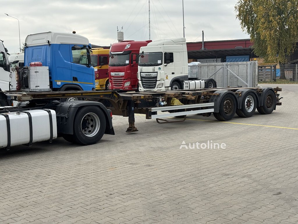 Kögel SW 24/ EXTENDABLE poluprikolica za prevoz kontejnera