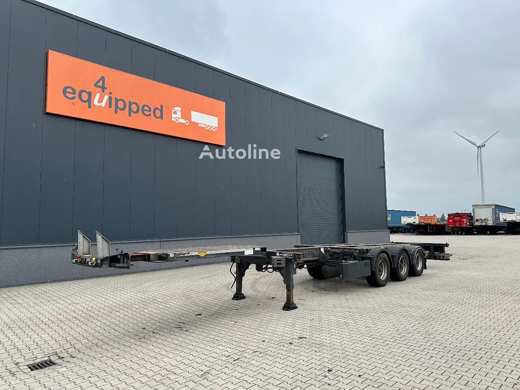 Broshuis 3UCC-39/45 FLN, 45FT High Cube multi, BPW, liftaxle, NL-chassis, poluprikolica za prevoz kontejnera