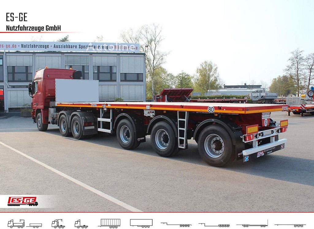 Nova Faymonville MAX410 poluprikolica platforma