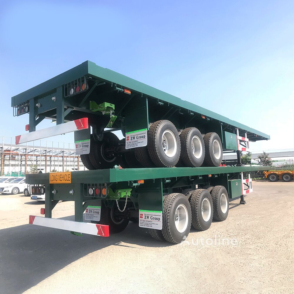 Nova ZW-Trailer 40FT Flatbed Semi Trailer poluprikolica platforma