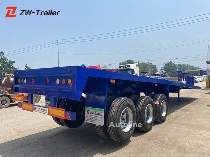 ZW-Trailer 53ft Flat Deck Truck Trailer poluprikolica platforma