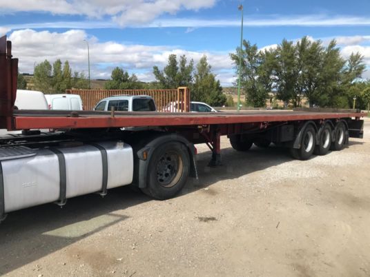 Fruehauf T 34 C poluprikolica platforma