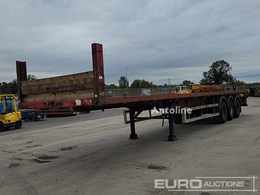 Prodaje se SDC 2008 SDC Trailer Tri Axle Flatbed Trailer poluprikolicu platformu na aukciji
