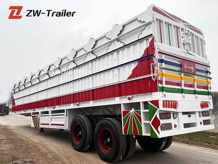 2 Axle 40 Ton Fence Cargo Semi Trailer furgon poluprikolica