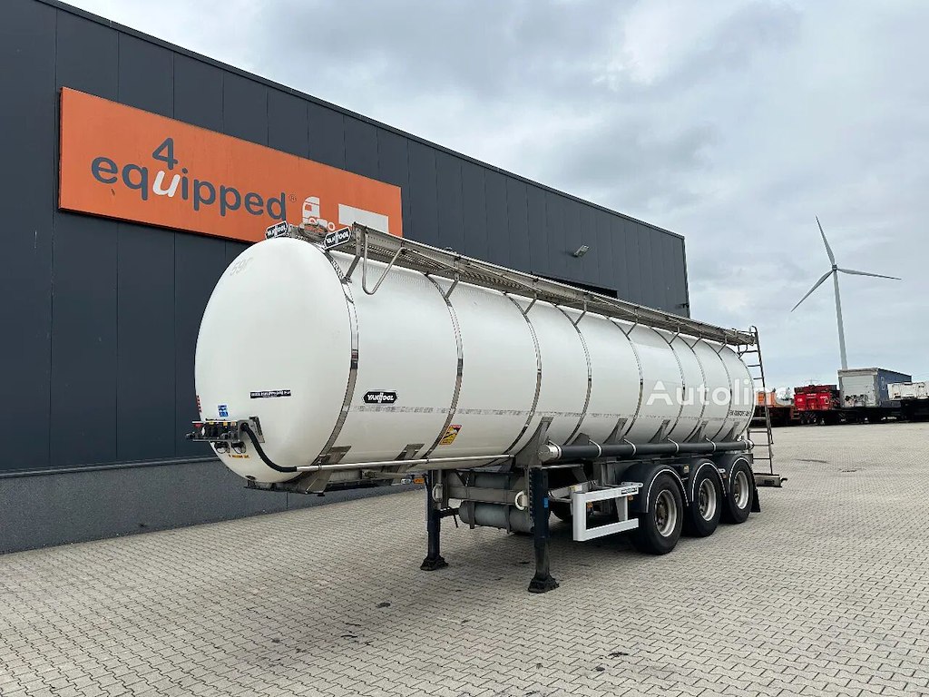 Van Hool FOOD / RVS chassis / empty weight: 5.860kg / 29.500L / 1-comp.+ cisterna za prevoz hrane