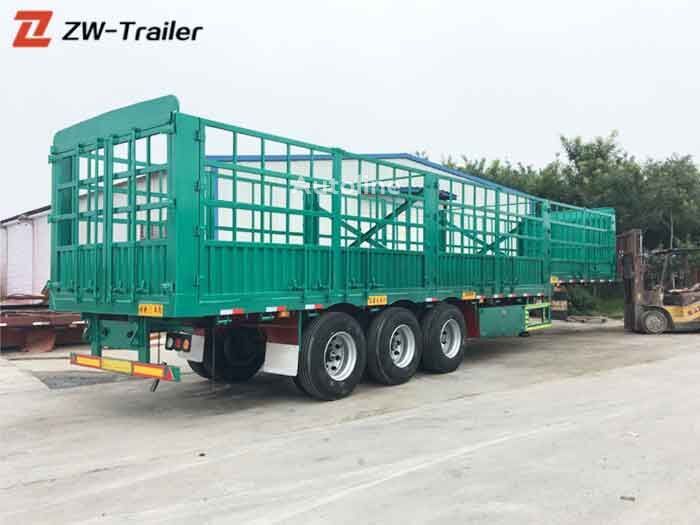Tri-axle Fence Cargo Trailer poluprikolica sa ravnom platformom