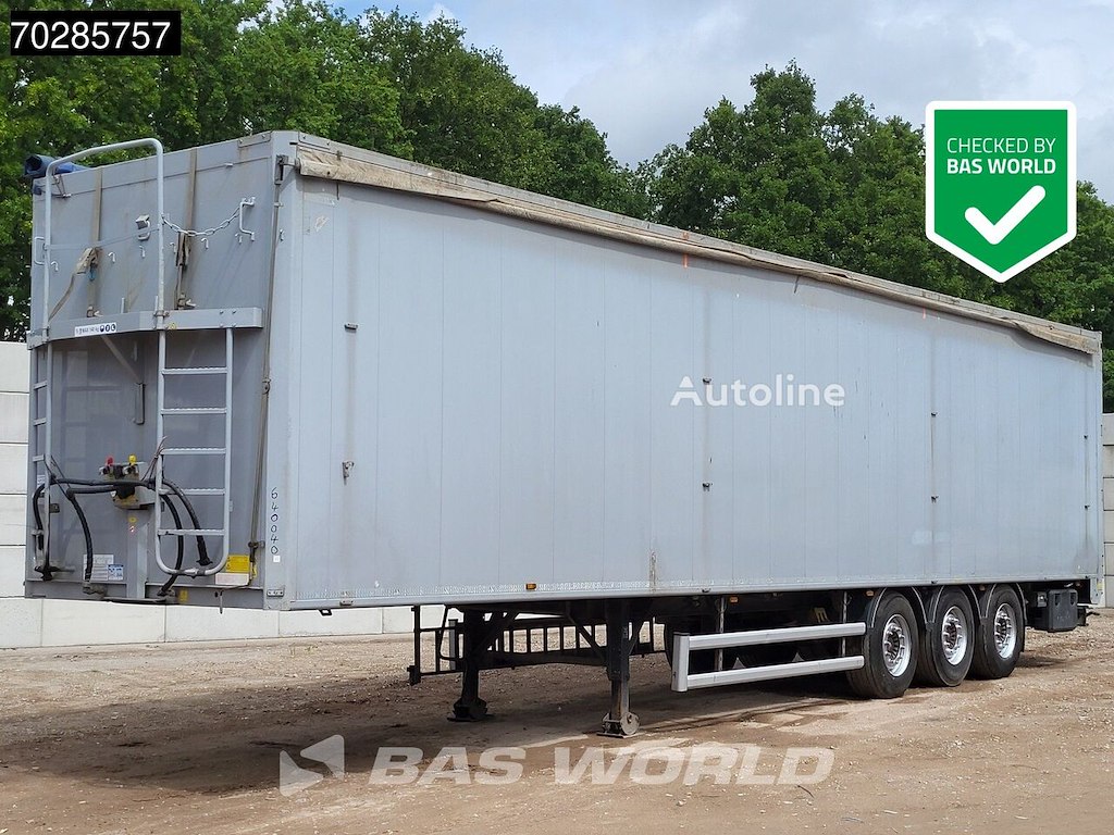 Stas S300ZX 3 axles 10mm poluprikolica sa pokretnim podom
