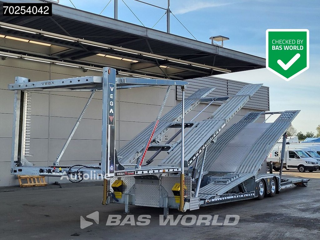 Nova Vega Euromax 2 axles Extendable / 2 Decks poluprikolica autotransportera