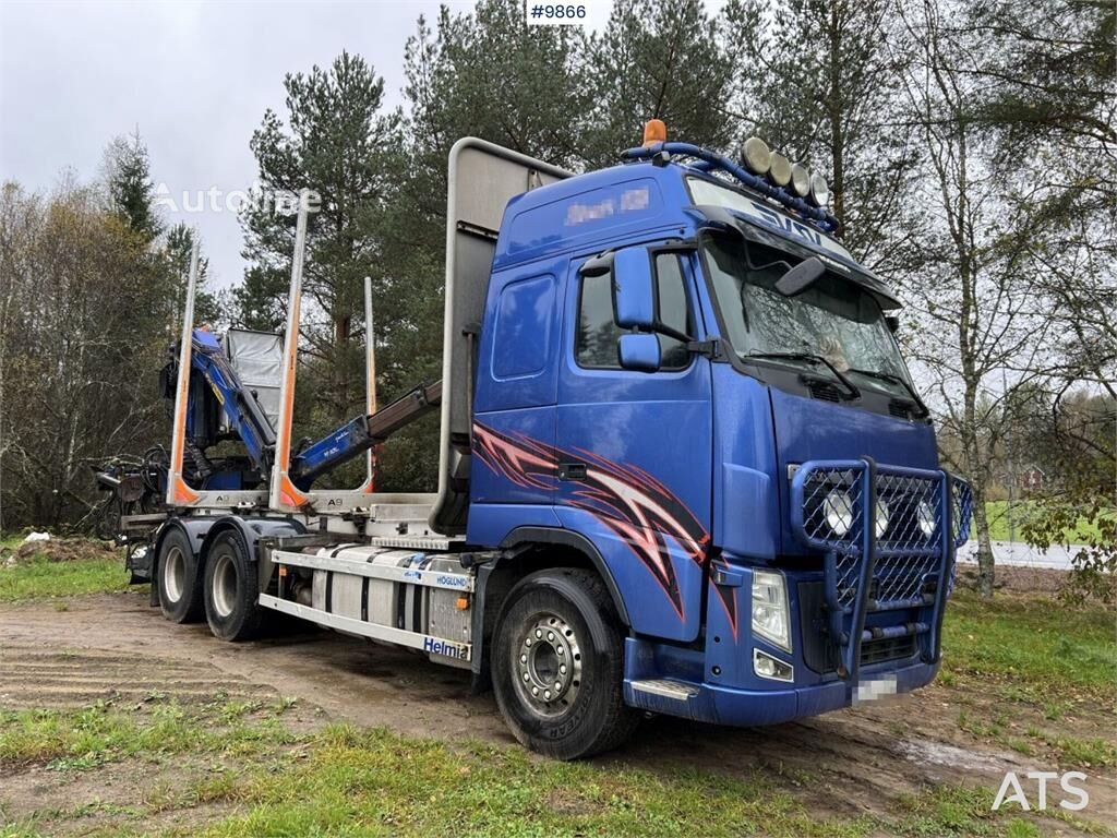 Volvo FH D13 Timber truck with Palfinger M110 crane poluprikolica za prevoz drva
