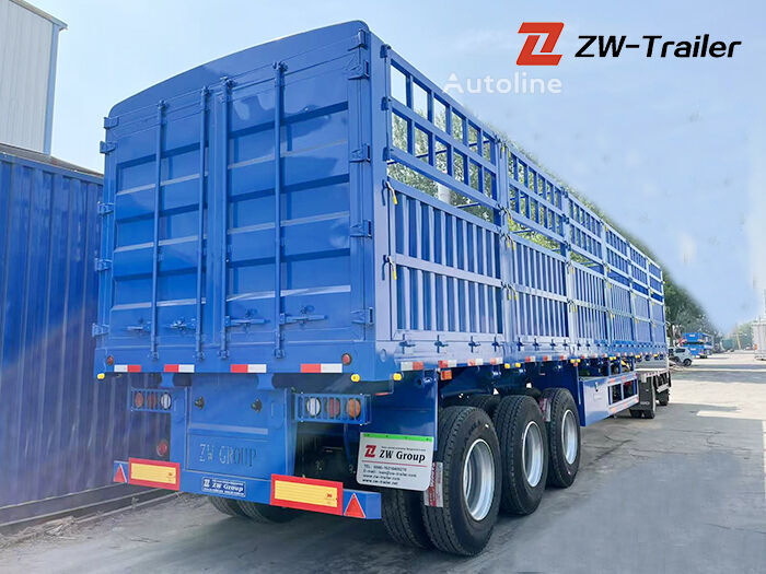 3 Axle Fence Cargo Trailer poluprikolica za prevoz zrna