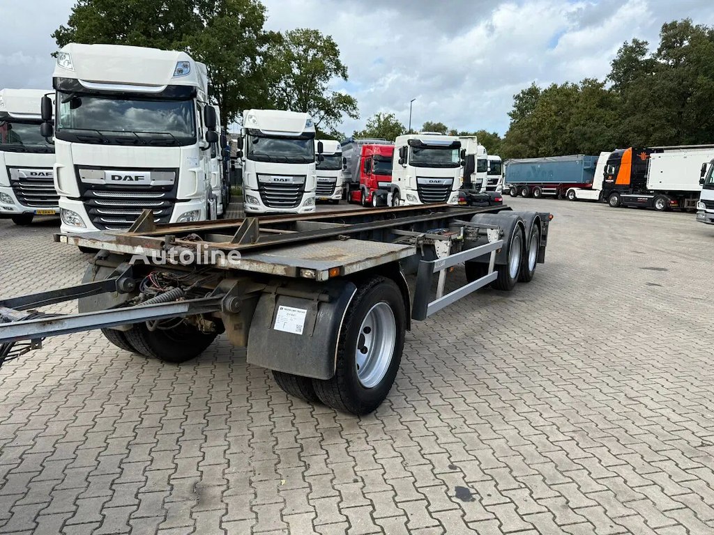 Burg 3AS Containeraanhangwagen, €3900, APK tot 28-01-2026 prikolica za kontejnere