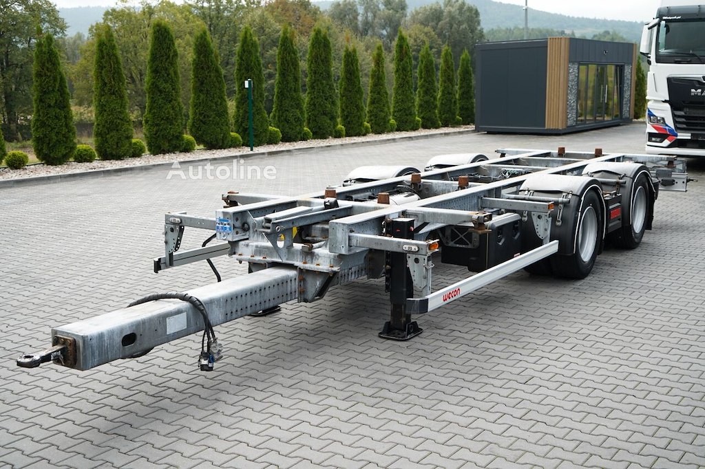Wecon PRZYCZEPA TANDEM / BDF / 7,15 , 7,45 , 7,82 M / 2019 ROK / prikolica za kontejnere