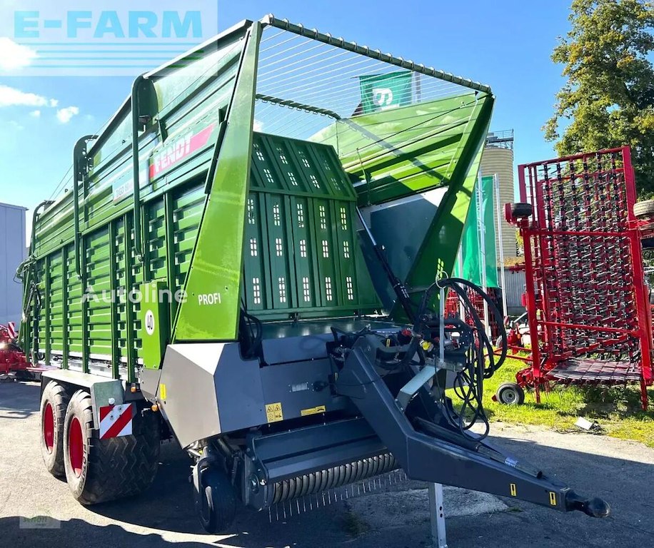 Fendt tigo 60 mr profi mit erst 46 rotorstunden und mit guter ausstatt prikolica platforma