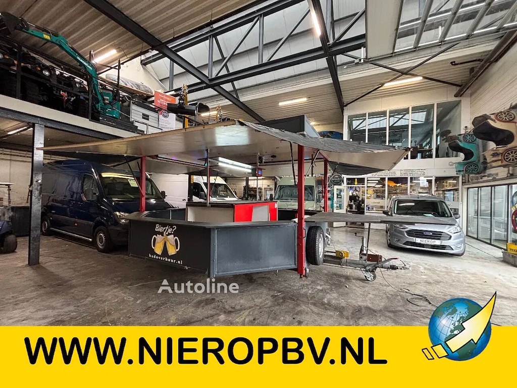 DE MEEUW VERKOOP AANHANGER/BAR MARGE prikolica kiosk