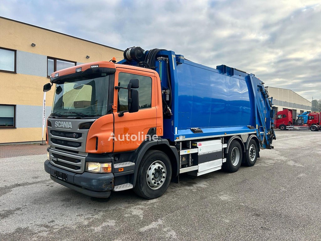 Scania P340 6x2*4 + CNG + JOAB PRESS 19,9 M3 + VINCH kamion za smeće