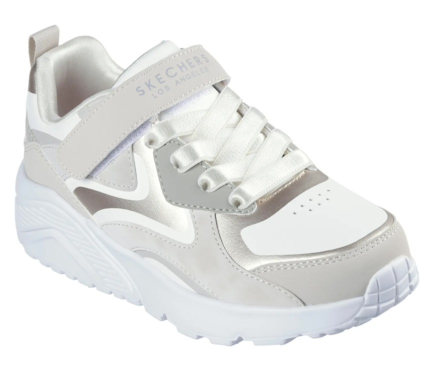 Skechers Patike za devojčice Uno Lite-Metallic Burst, 310380L-NAT, Krem