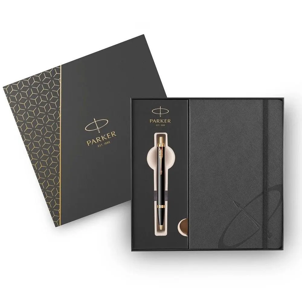 PARKER Royal Im Black GT – Hemijska + Notes Set