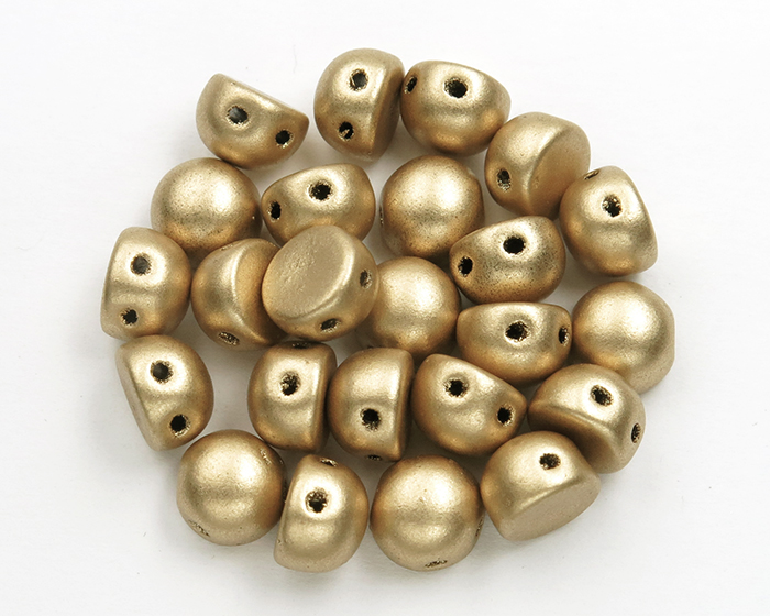 2-hole Cabochon K01710 Aztec Gold (10kom)