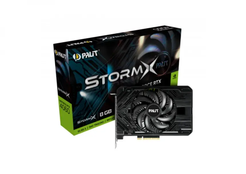 SVGA PCIE PALIT RTX4060 8GB/GDDR6/128bit StormX