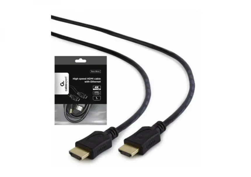 CC-HDMI4L-1M Gembird HDMI kabl v.2.0 ethernet support 3D/4K TV 1m FO
