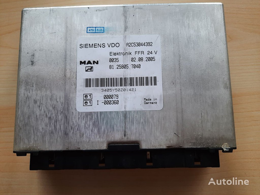 Siemens VDO A2C53044392 81.25805.7040 upravljačka jedinica za MAN tegljača