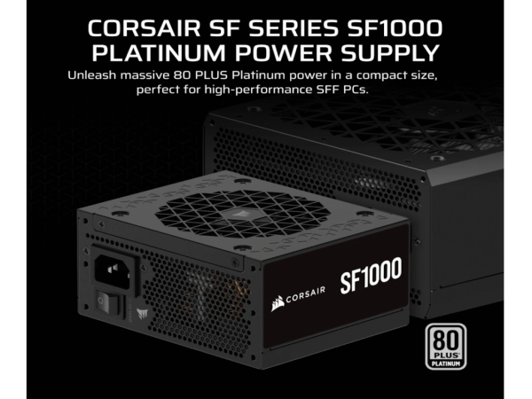 Napajanje CORSAIR SF1000 1000WSFX80+Platinummodularnocrna' ( 'CP-9020257-EU' )
