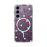 Maska(futrola) Print Magsafe za Samsung S921B Galaxy S24 Cute Cherries