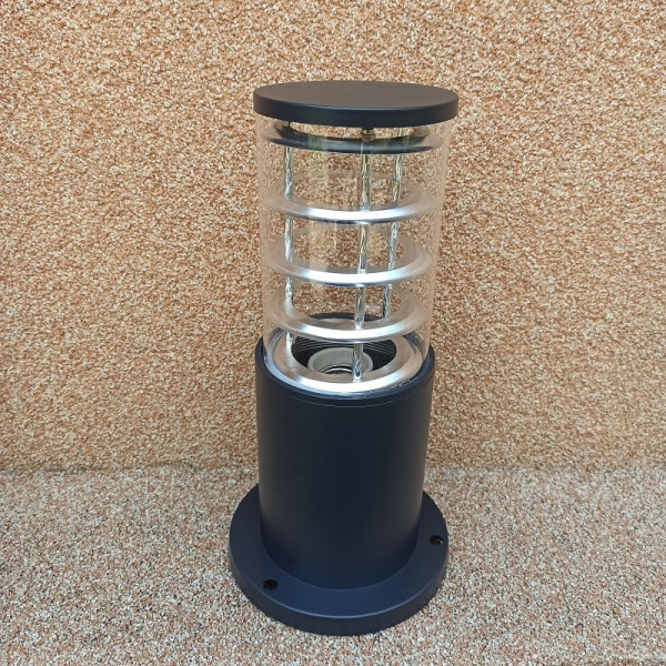 Baštenska stubna lampa ENEA crna E27 30cm