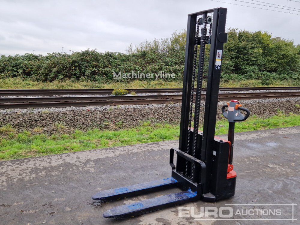 Prodaje se 1200kg Walk Behind Electric Pallet Truck kašiku za prednje utovarivač na aukciji