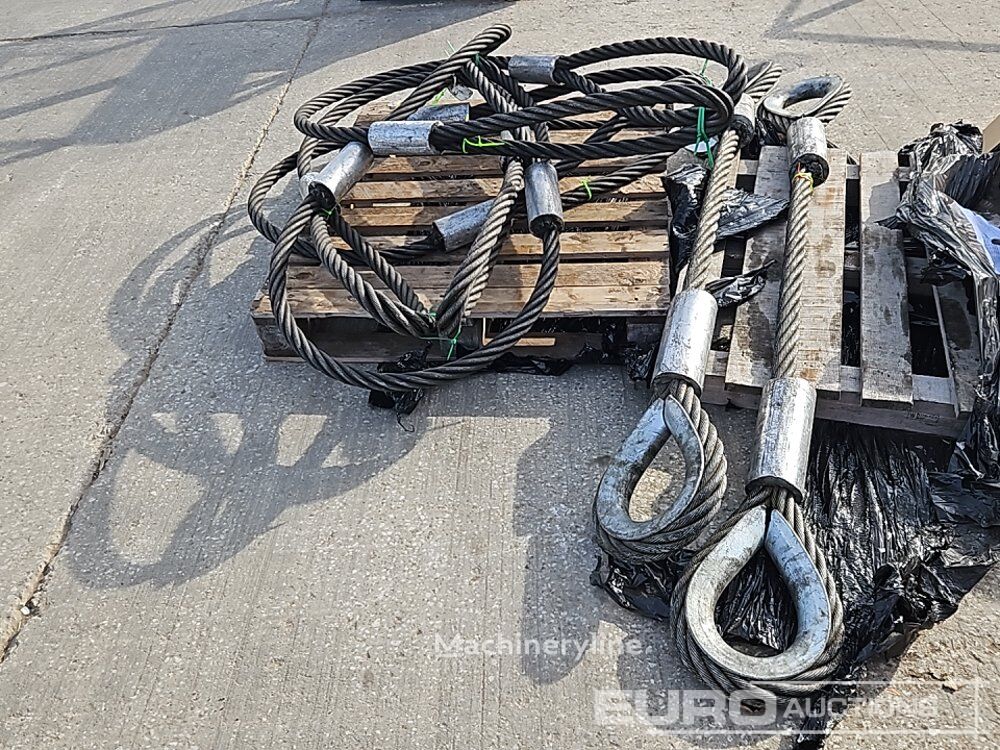 Prodaje se Steel Rope Sling (3 of), Steel Rope Link (2 of) kašiku za prednje utovarivač na aukciji