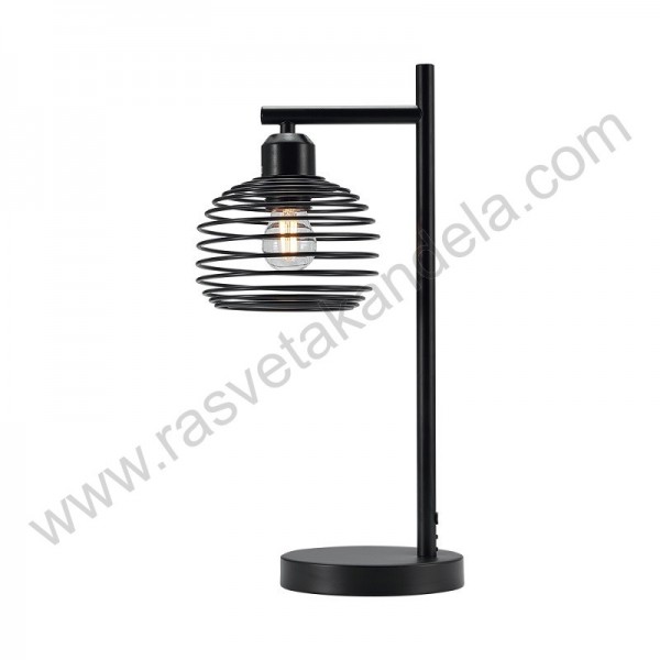 Stona lampa 1xE27 crna BRY-W008T-1H