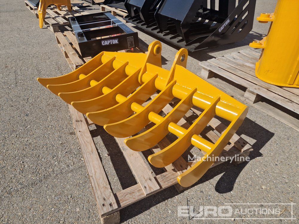 Prodaje se Captok 44" Dense-Teeth Rake to suit CAT 3-5 Ton Excavator / Rastrillo p hidraulične makaze na aukciji