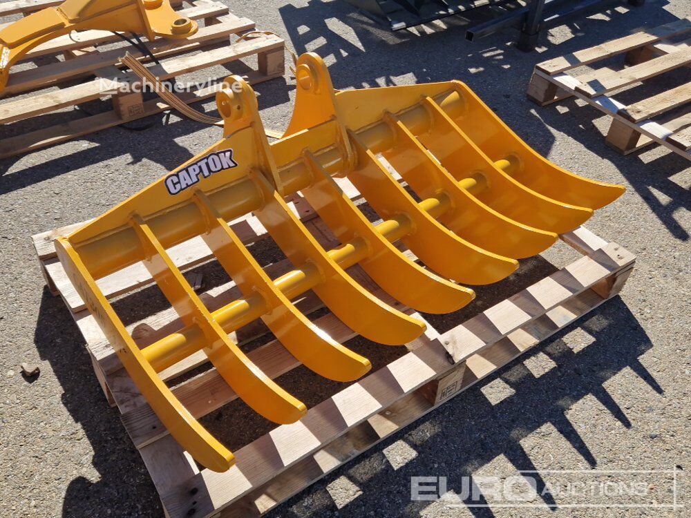 Prodaje se Captok 2025 Captok 44" Dense-Teeth Rake to suit CAT 3-5 Ton Excavator / hidraulične makaze na aukciji