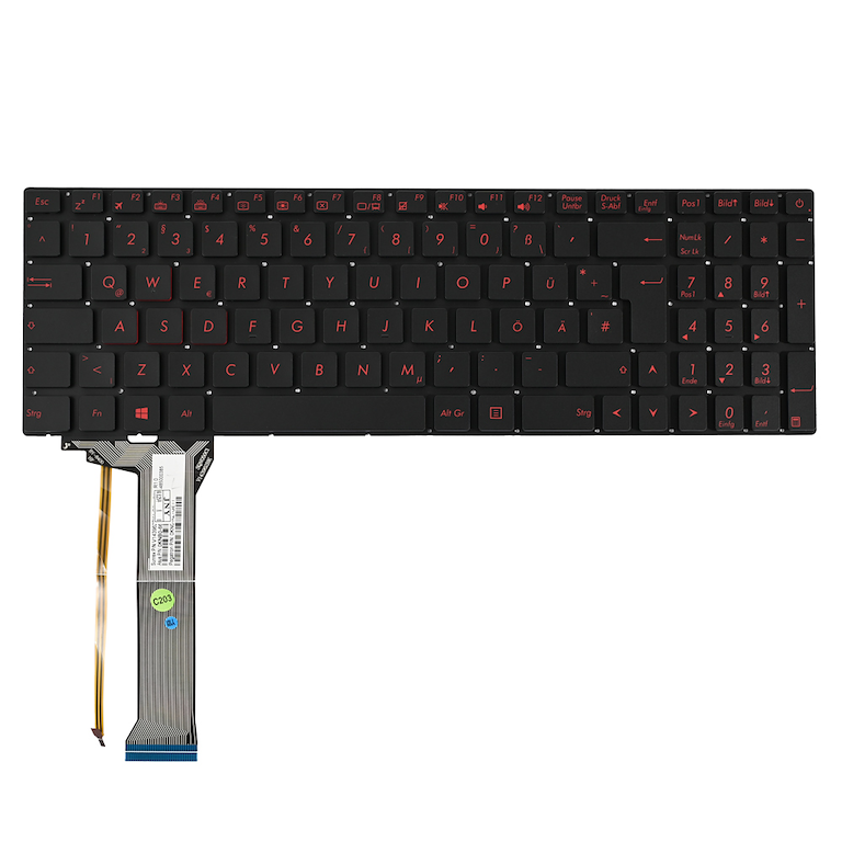 Tastatura - laptop Asus GL552 GL552J GL552JX GL552V GL552VL GL552VX veliki enter sa pozadinskim osvetljenjem