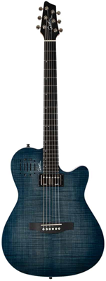 Godin A6 Ultra Denim Blue Flame elektro-akustična gitara