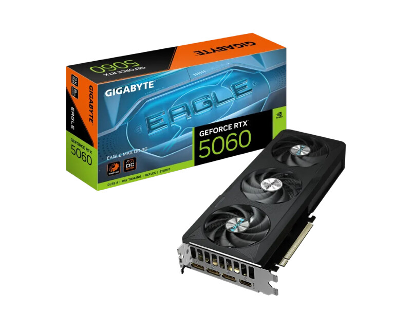 GIGABYTE - nVidia GeForce RTX 5060 EAGLE MAX 8GB 128bit GV-N5060EAGLEMAX OC-8GD rev. 1.0 grafička karta